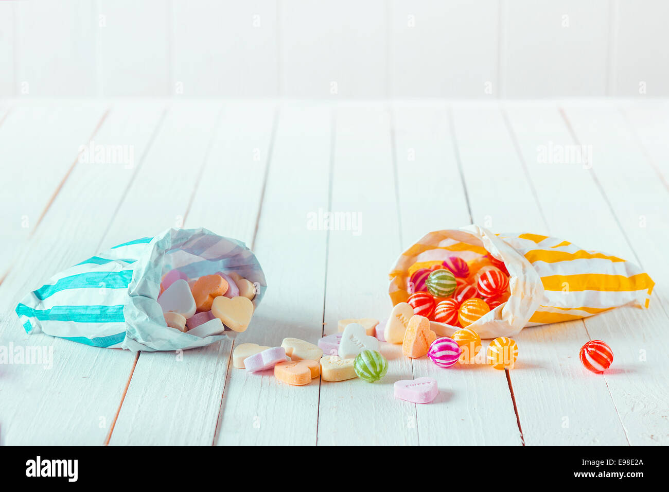 Striped candy bags hi-res stock photography and images - Alamy