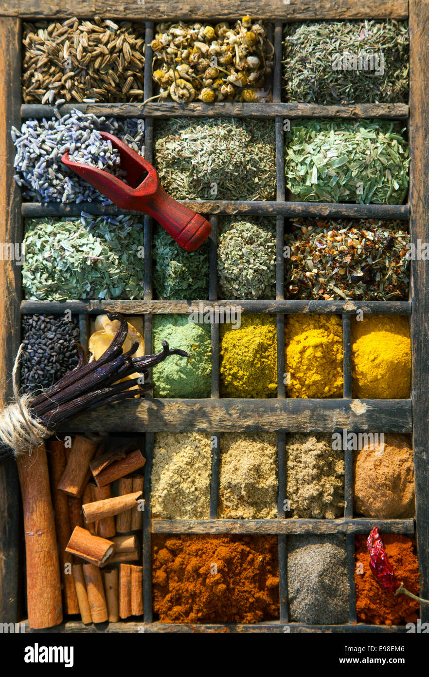 Condiments flavouring seasoning hi-res stock photography and images - Alamy