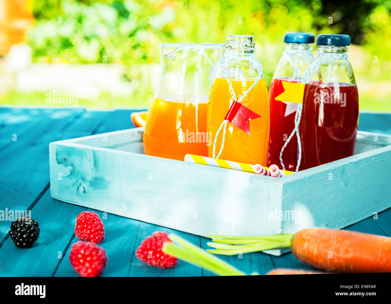 Juicy fruit blends hi-res stock photography and images - Alamy