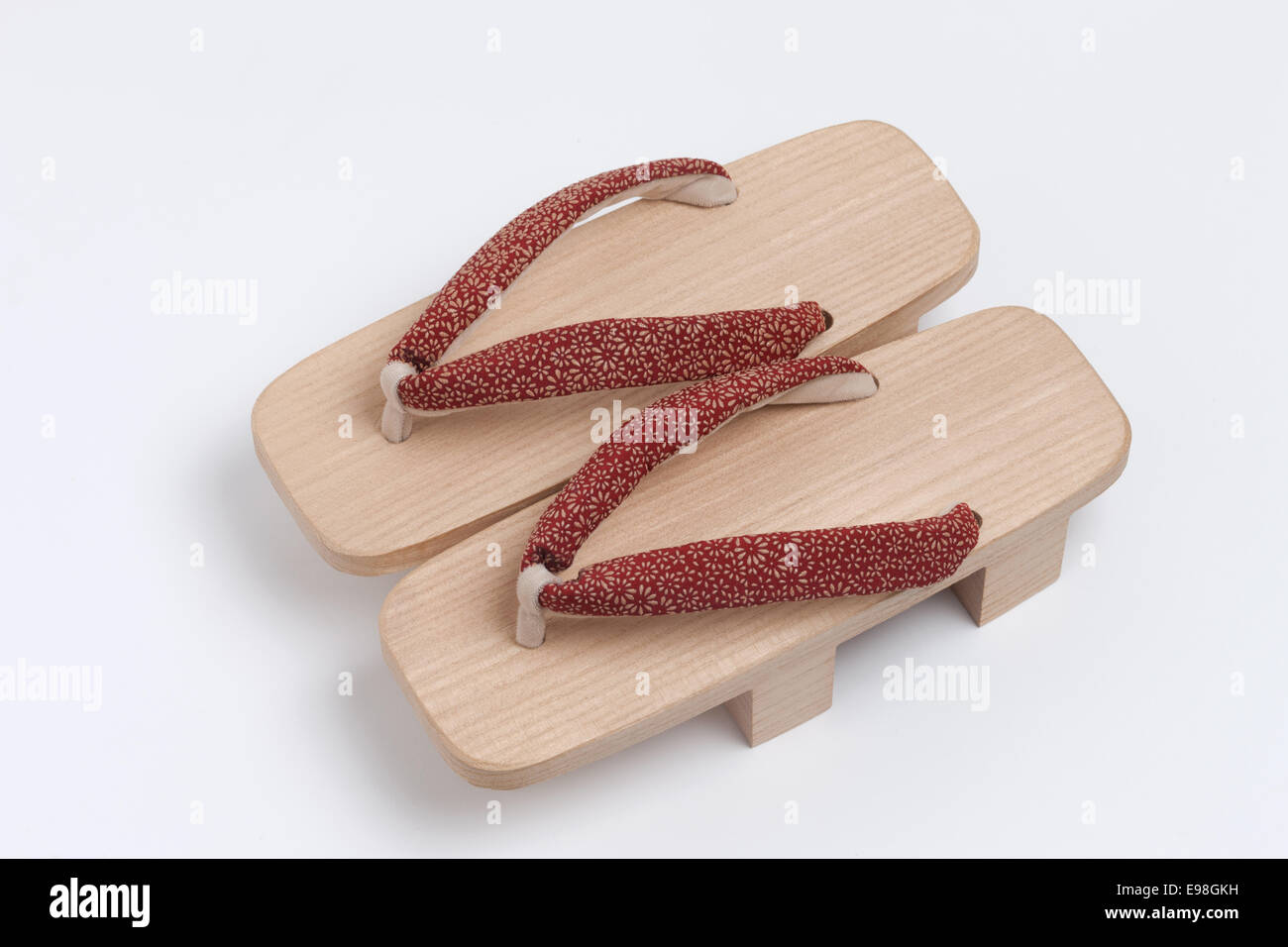 Japanese style wooden clogs Stock Photo - Alamy