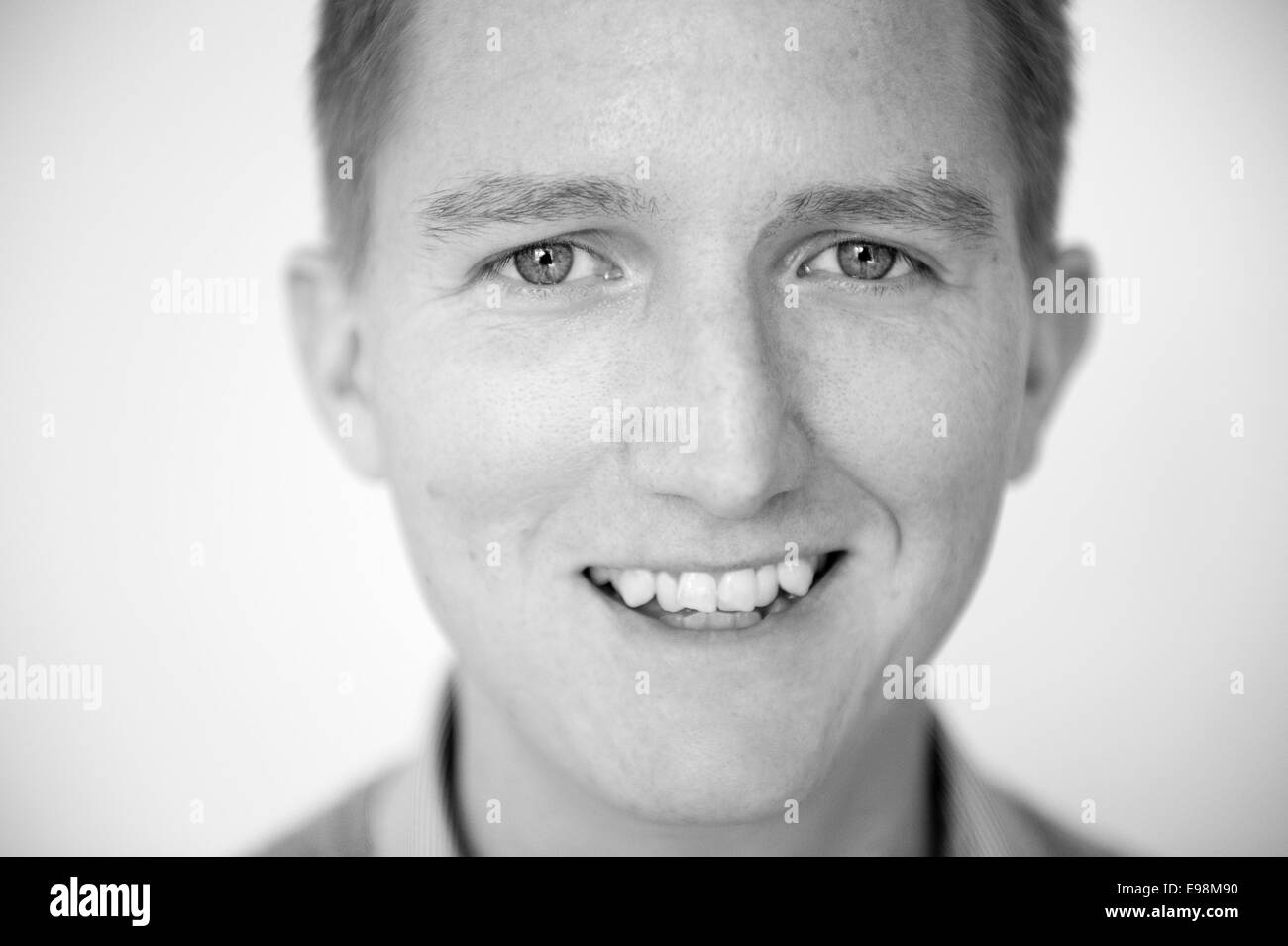 Man face plain background Black and White Stock Photos & Images - Alamy