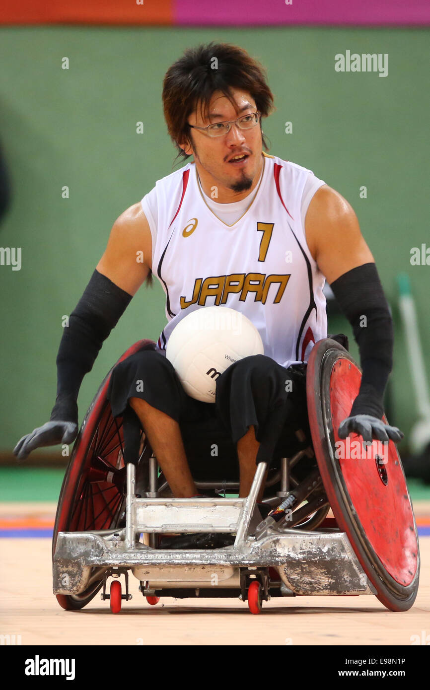 Daisuke Ikezaki (JPN), OCTOBER 22, 2014 - Wheelchair Rugby : Gold Medal ...