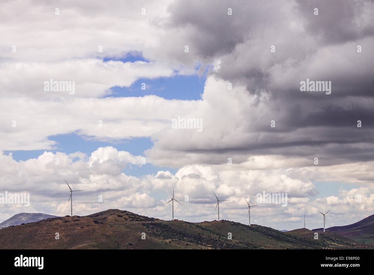 Windmills with the sky hi-res stock photography and images - Alamy