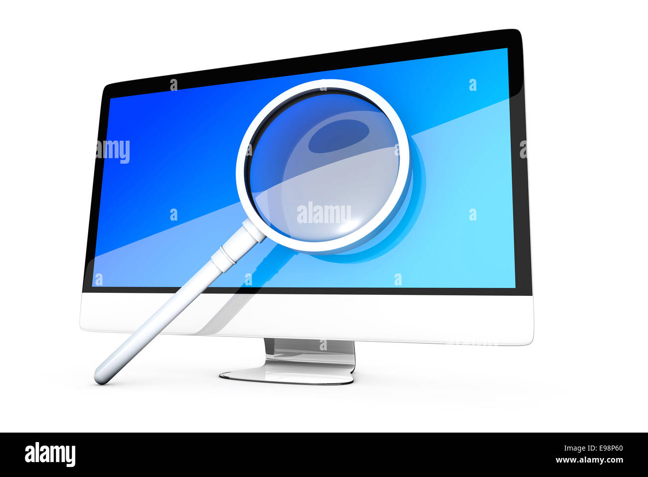 Searching the Internet and the digital world Stock Photo - Alamy