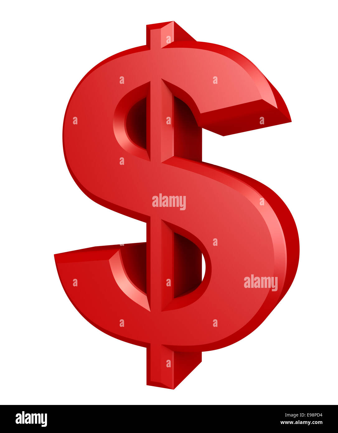 Iillustration of Dollar sign Stock Photo - Alamy