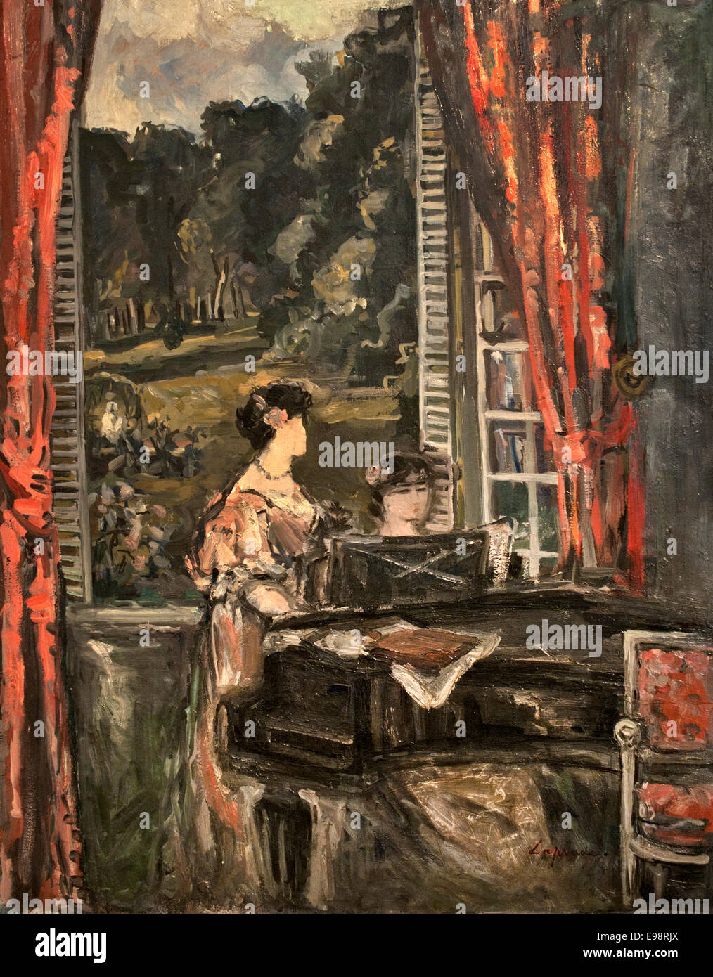 Femmes aux piano- Women at piano1907 Pierre Laprade 1875-1907 France ...