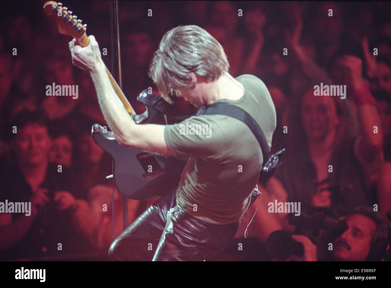 Canadian Bryan Adams in concert at Glasgow SECC, in Glasgow, Scotland ...