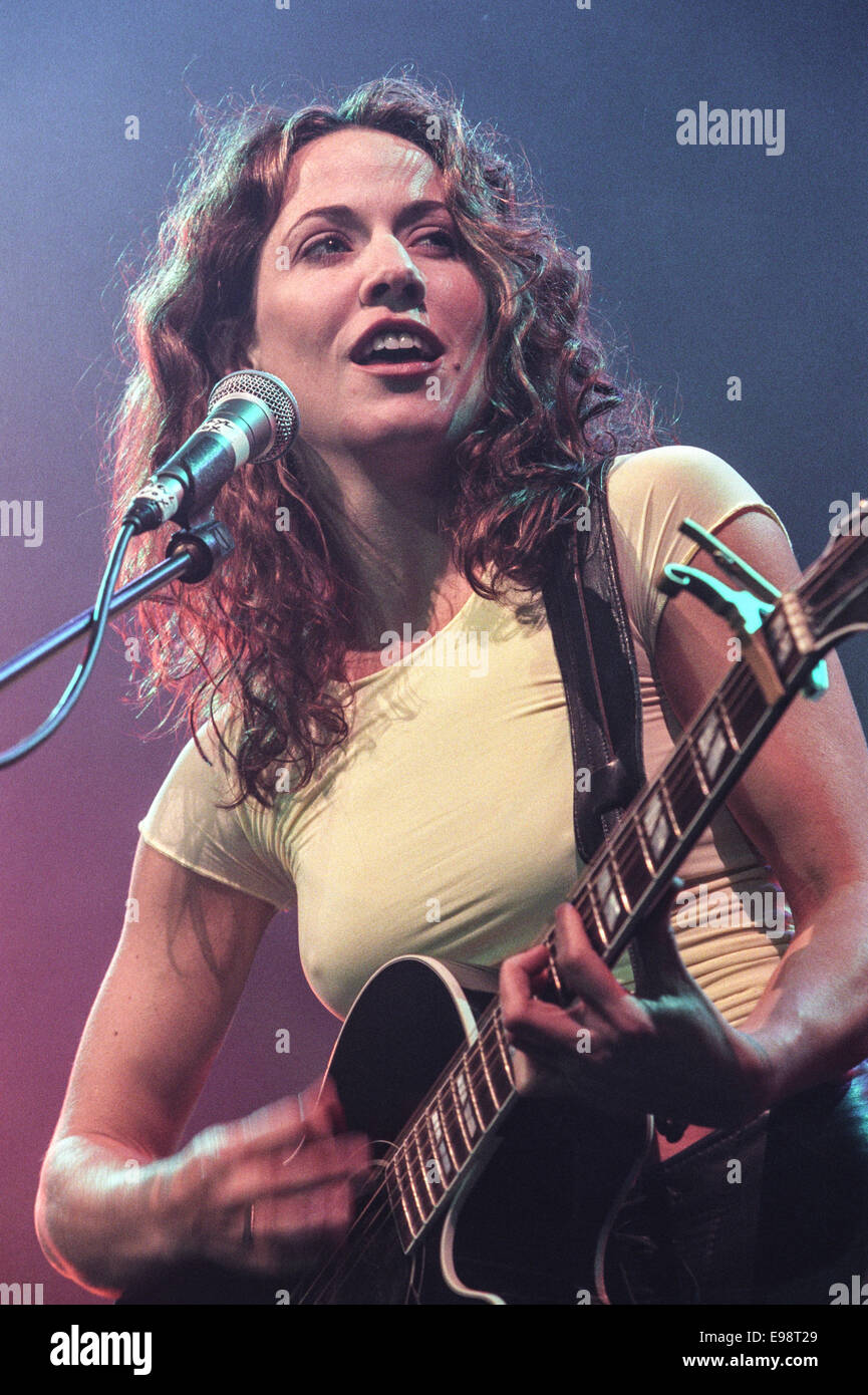 American Singer Sheryl Crow In Concert In Glasgow Scotland On 10th