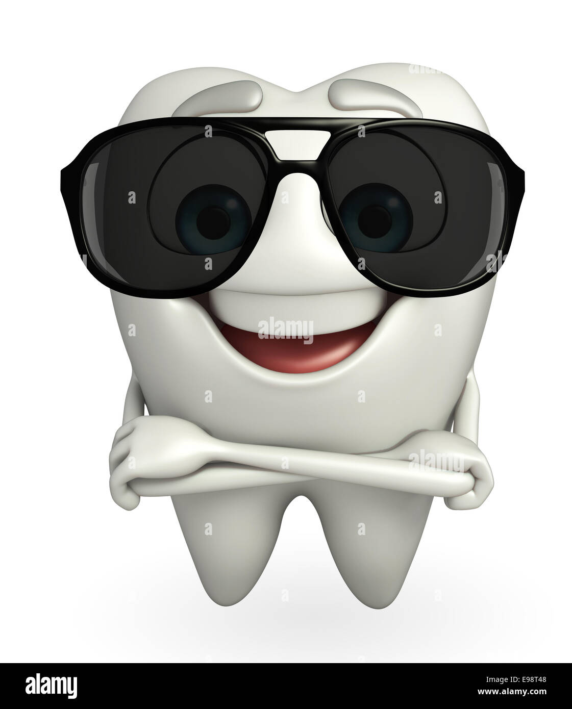 Cartoon character teeth sun glasses hi-res stock photography and images ...