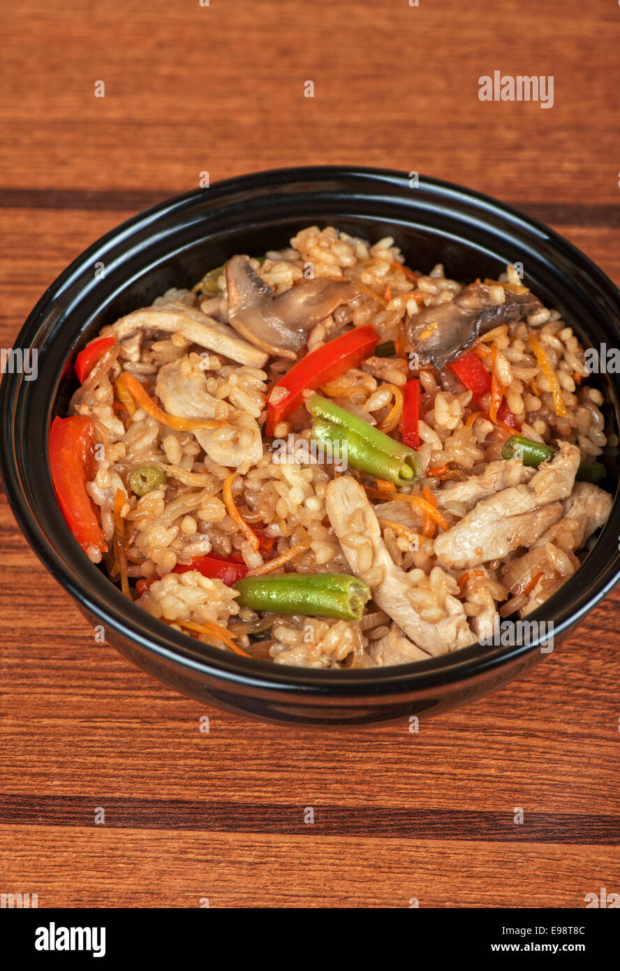 Rice chicken vegetable Stock Photo - Alamy