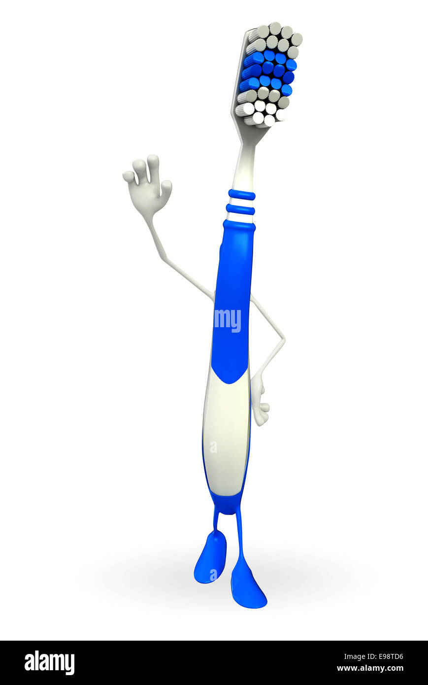 Cartoon character teeth hello pose hi-res stock photography and images ...