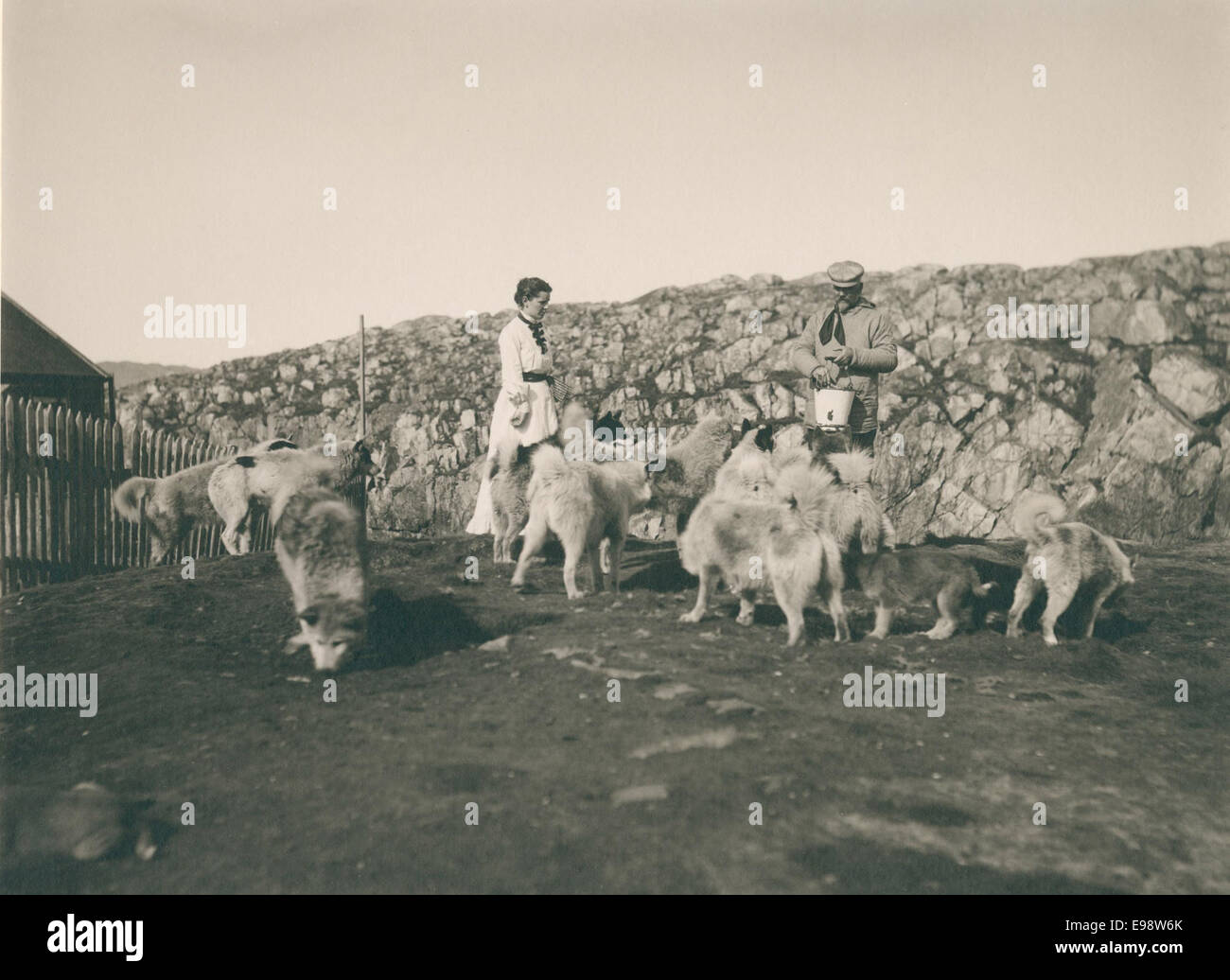 This historical photograph of Greenland from the late 19th to early ...