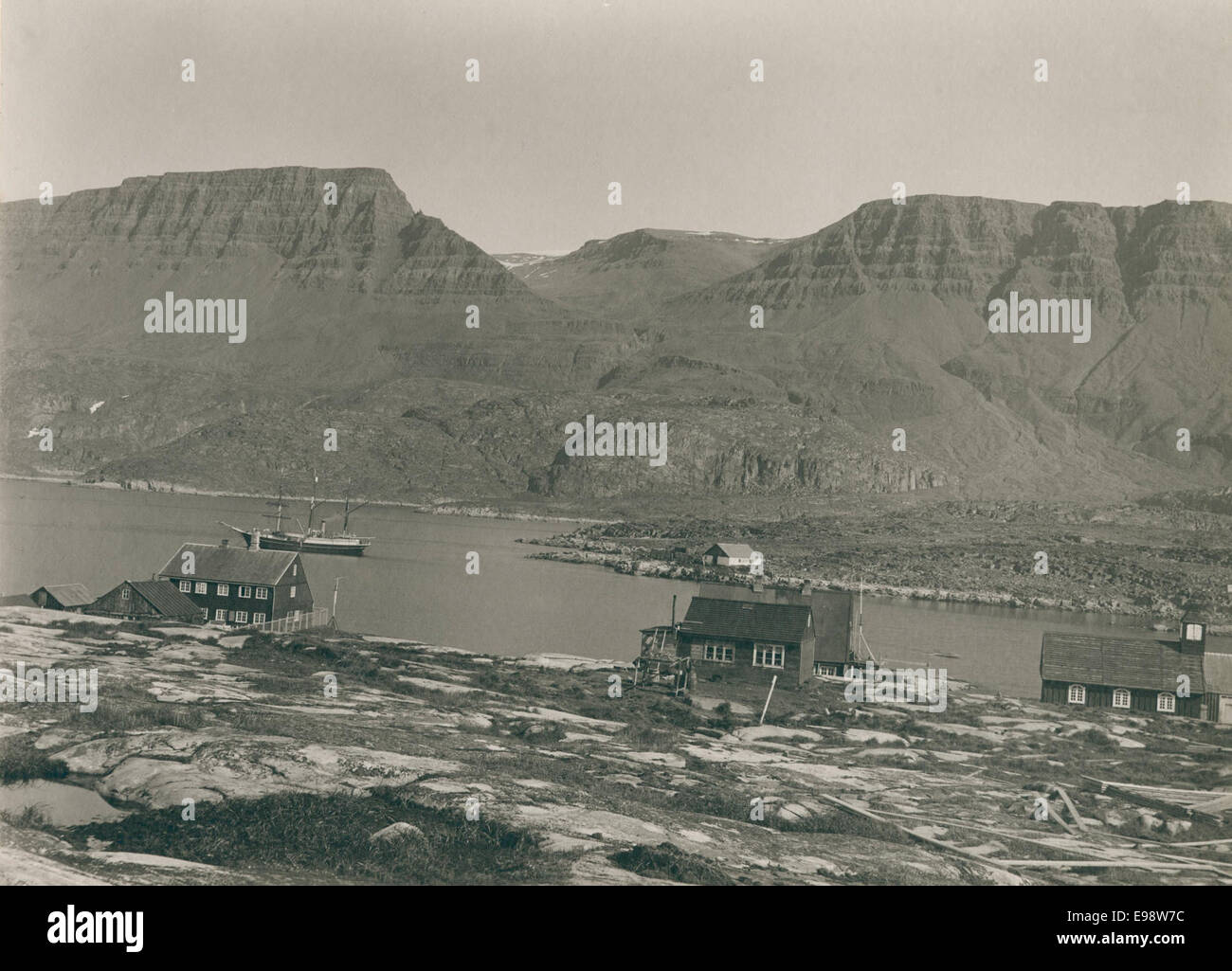 An image depicting Greenland in the late 19th to early 20th century ...