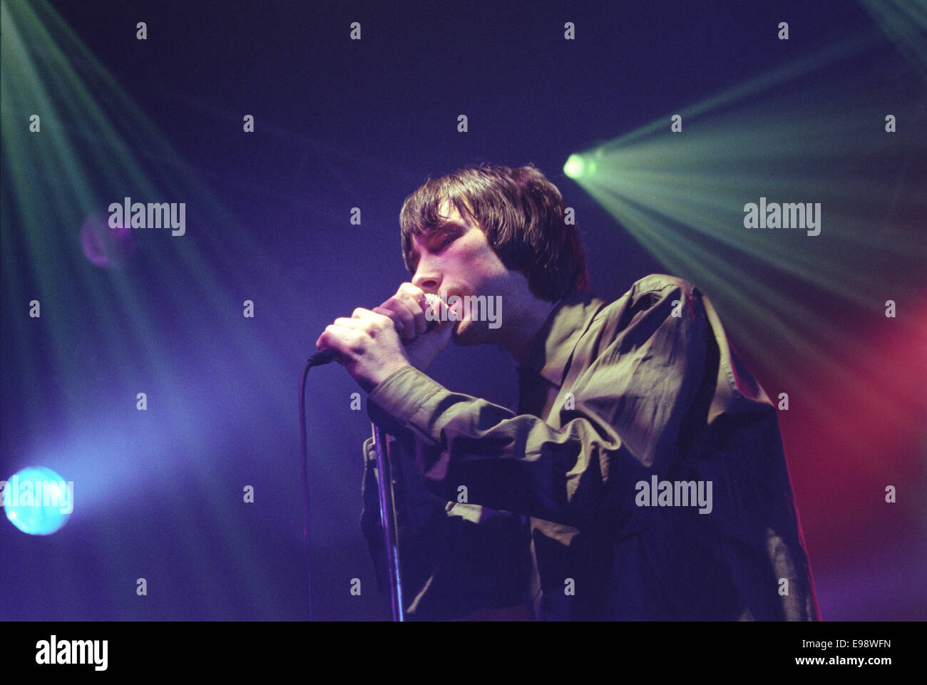 Bobby Gillespie of Primal Scream at Glasgow Barrowlands, in Glasgow ...