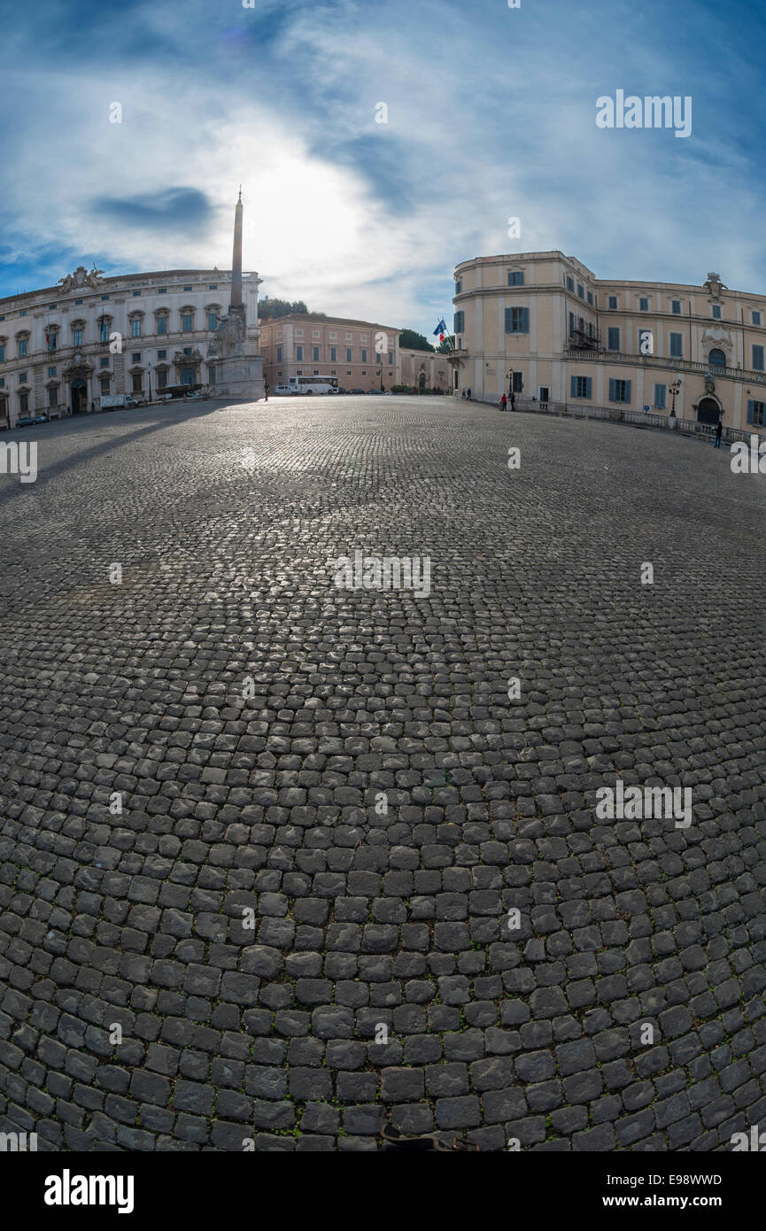 Quirinal Hill Piazza and Palace, Rome,Italy Stock Photo - Alamy