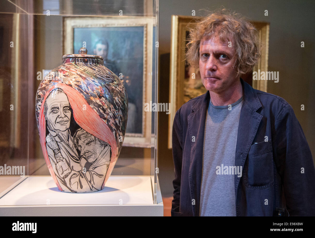 London, UK. 22nd Oct, 2014. Grayson Perry-'Who are you?'-National ...