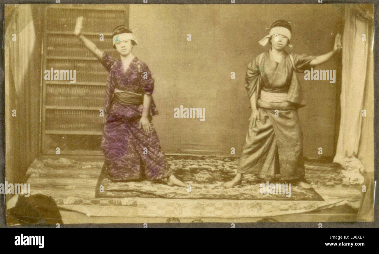 This image features two actors, captured in a photograph from Japan ...