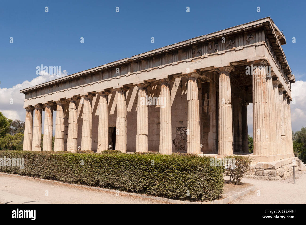 Greece, Athens, Agora, Hephaistos temple Stock Photo - Alamy Greece, Athens, Agora, Hephaistos temple Stock Photo - Alamy