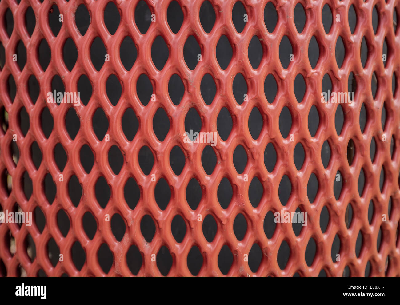 A close up of a pattern on a garbage bin Stock Photo - Alamy