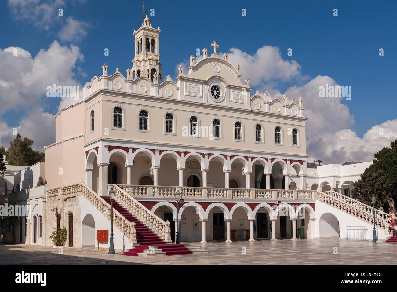 Greece, Cyclades, Tinos, Our Lady of Tinos church Stock Photo - Alamy