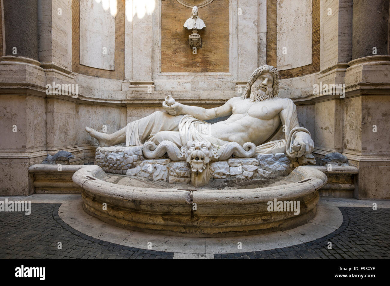 Ancient Neptune Statue Capitoline Museum Rome, Italy Stock Photo - Alamy
