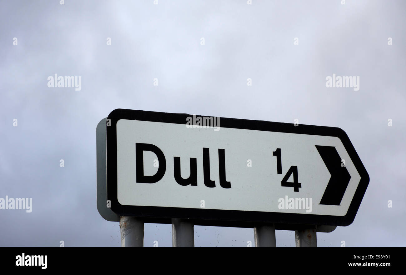 Dull sign hi-res stock photography and images - Alamy