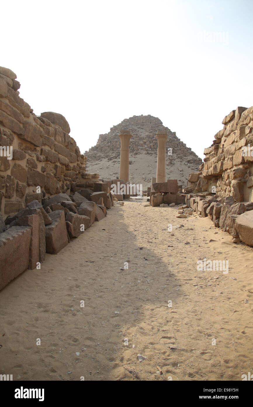 The Pyramid of Sahure was the first pyramid built in the necropolis of ...