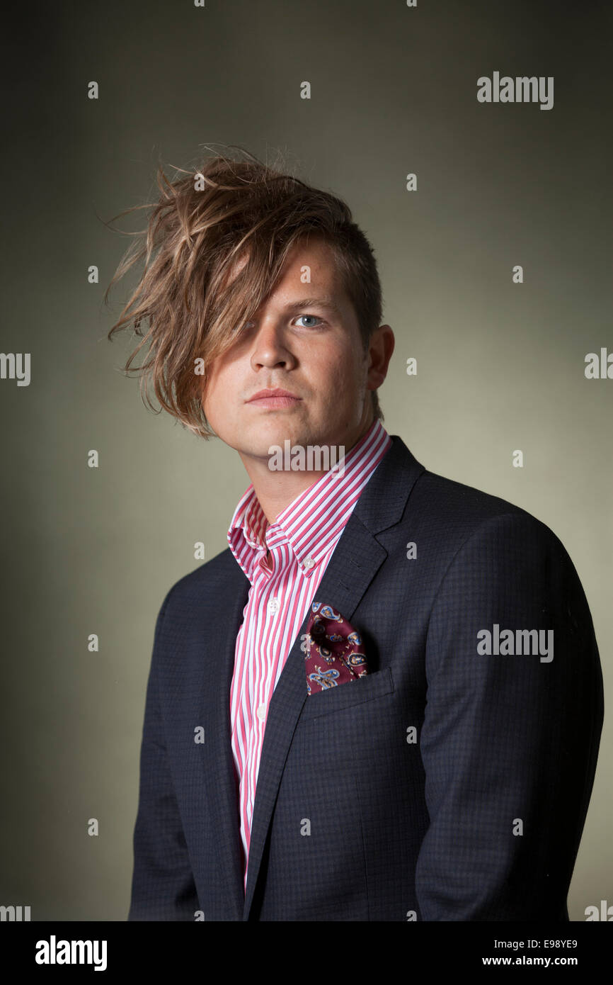 Luke Wright, poet and performer, at the Edinburgh International Book ...