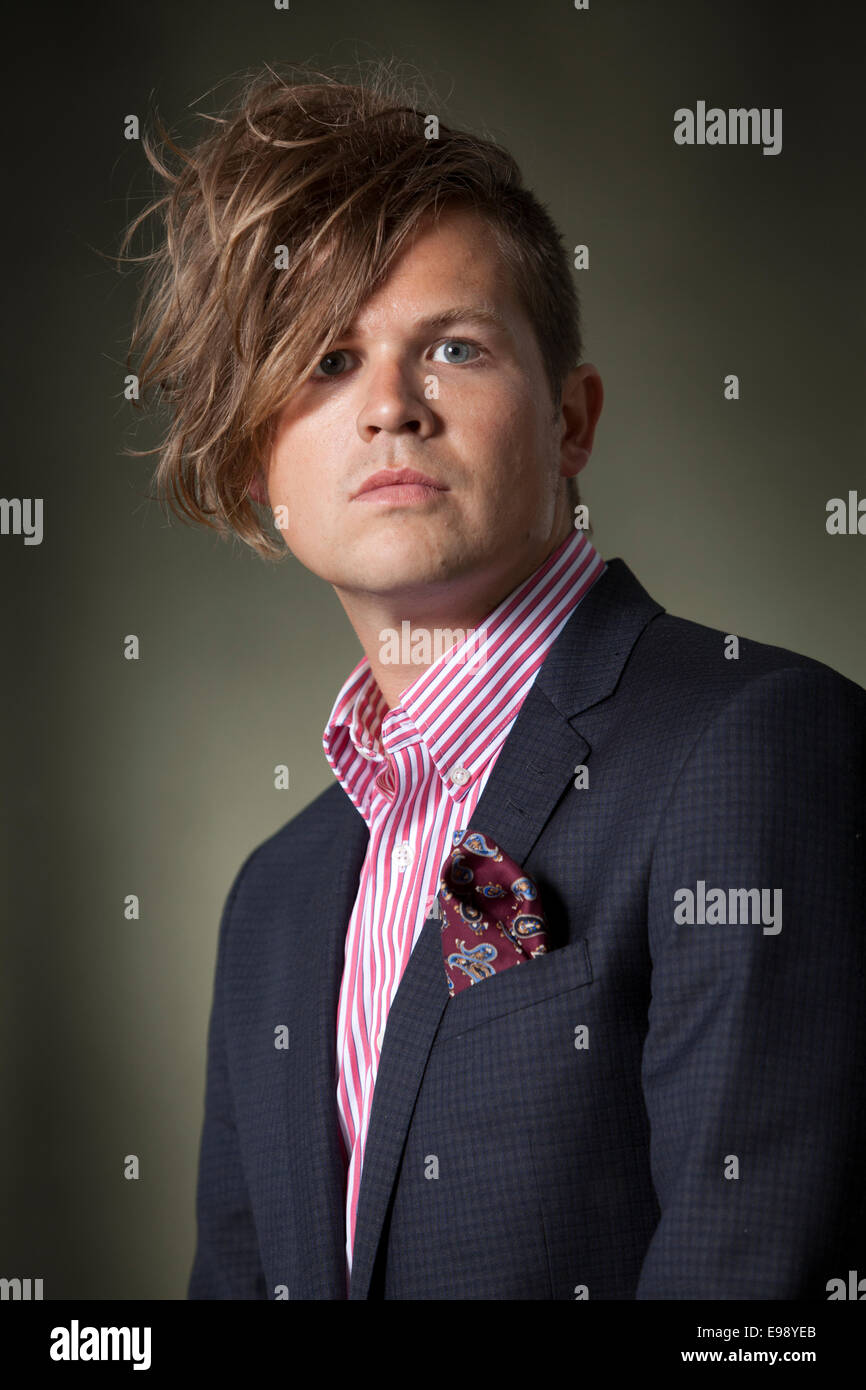 Luke Wright, poet and performer, at the Edinburgh International Book ...