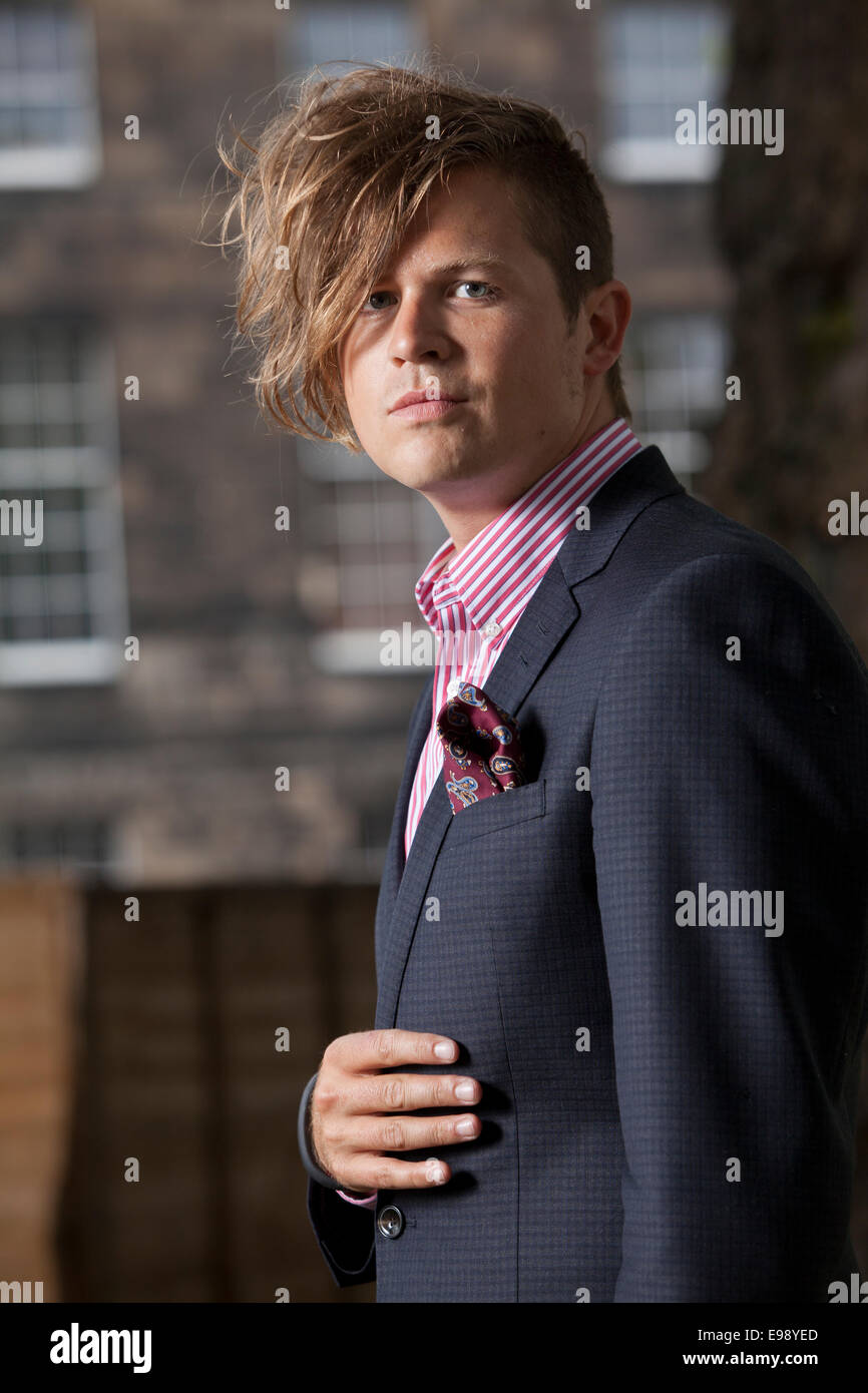 Luke Wright, poet and performer, at the Edinburgh International Book ...