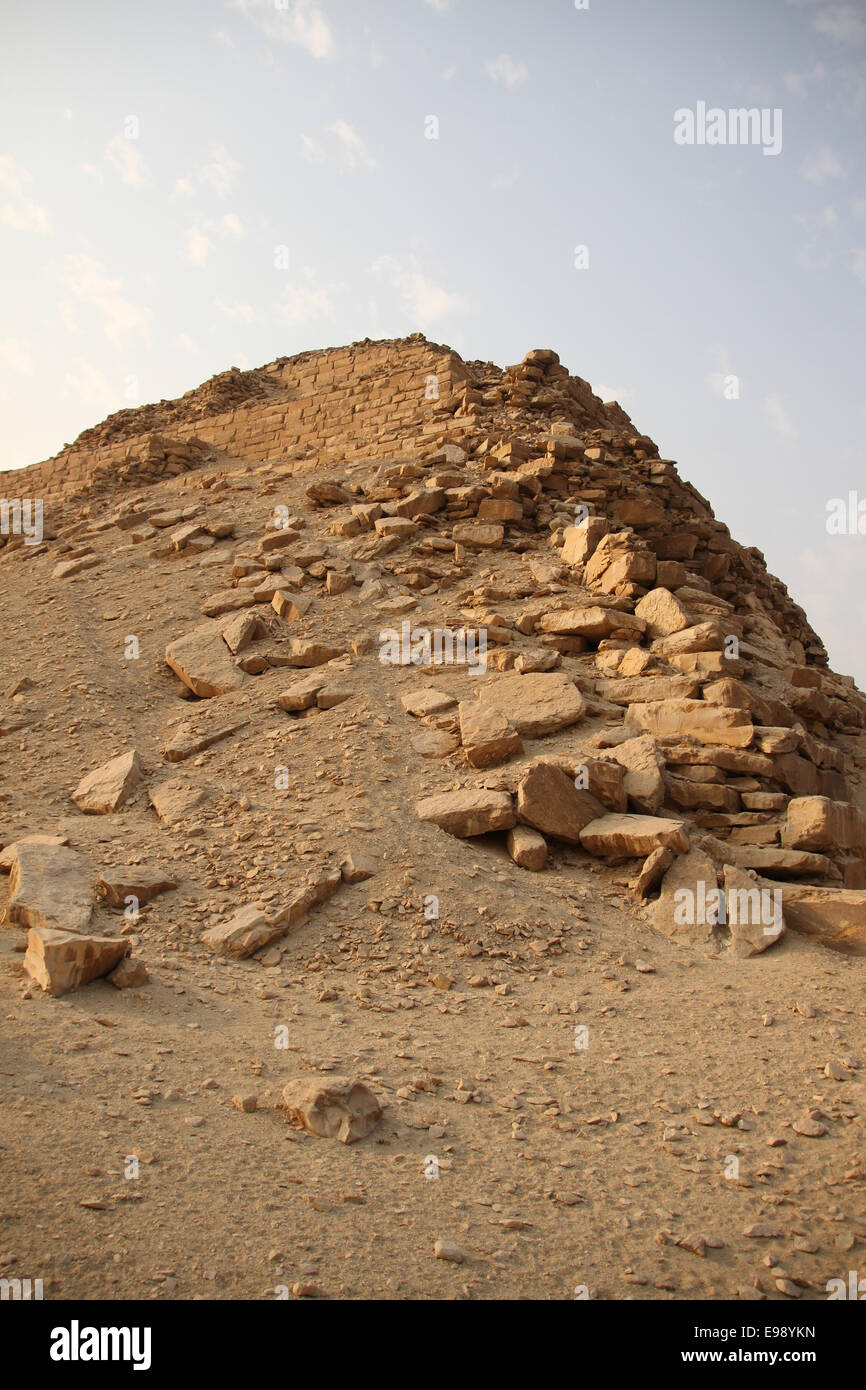 The Pyramid of Nyuserre Ini built in the necropolis of Abusir, Egypt ...