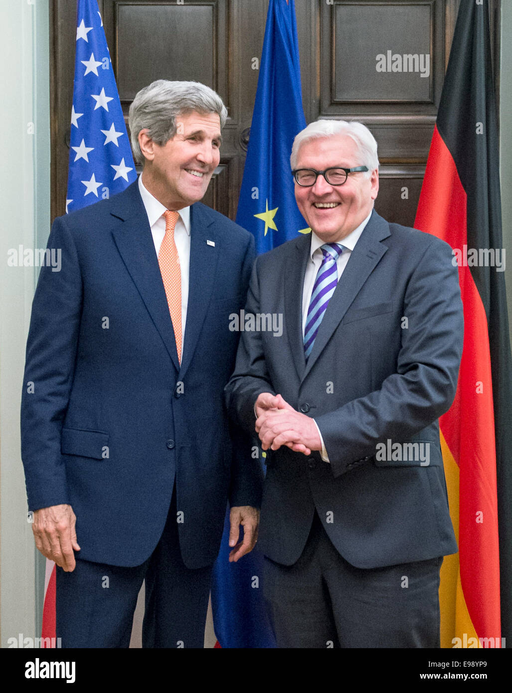 Berlin, Germany. 22nd Oct, 2014. German Foreign Minister Frank-Walter ...