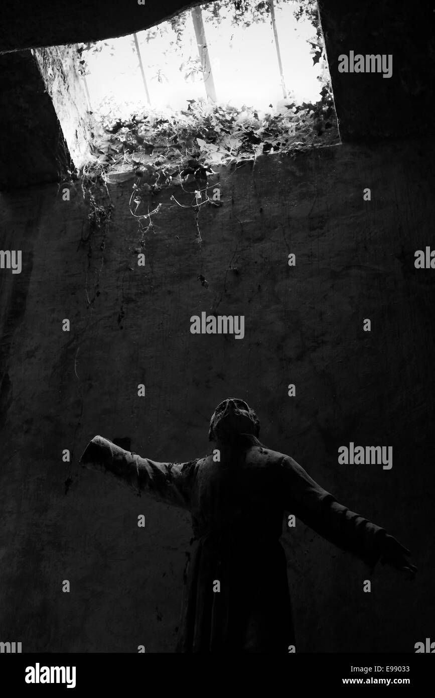 Statue and light Black and White Stock Photos & Images - Alamy