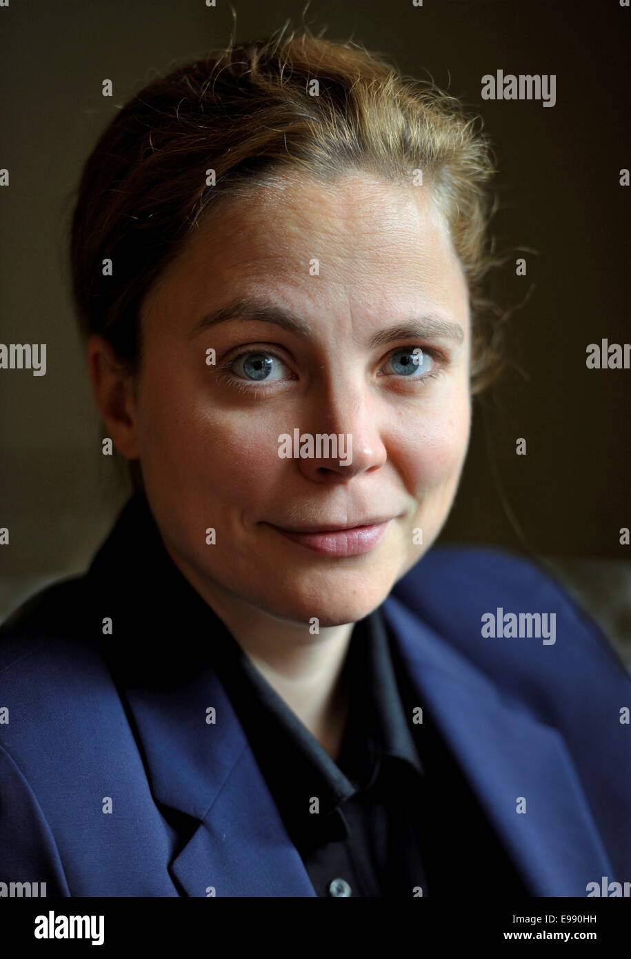 The german author and TV-moderator Thea Dorn (* 23. Juli 1970 ), on ...