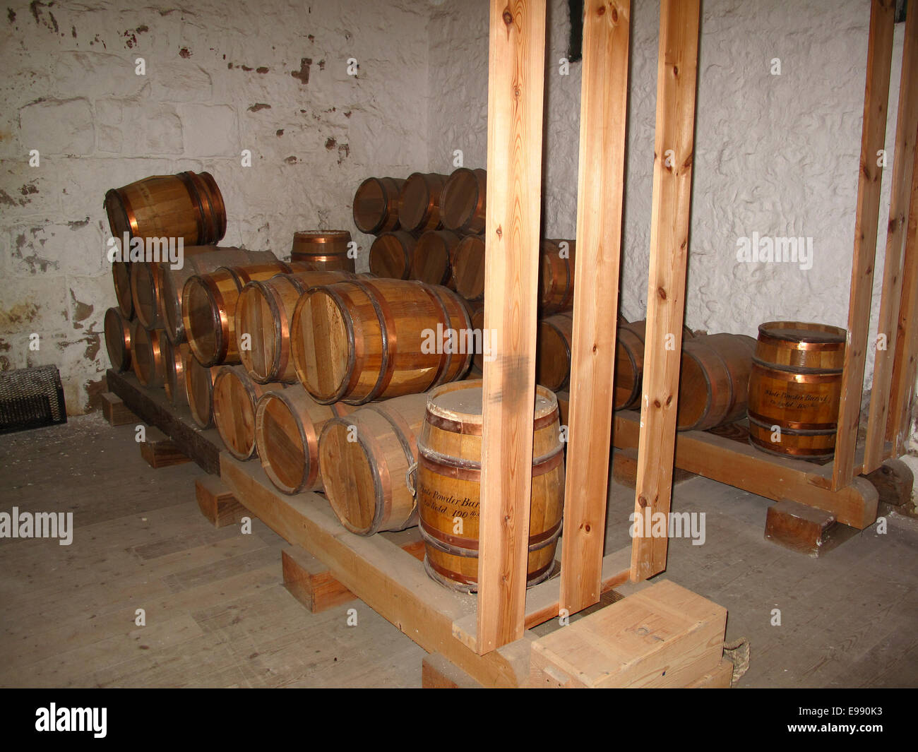 Replica gunpowder magazine Stirling Castle Stock Photo - Alamy