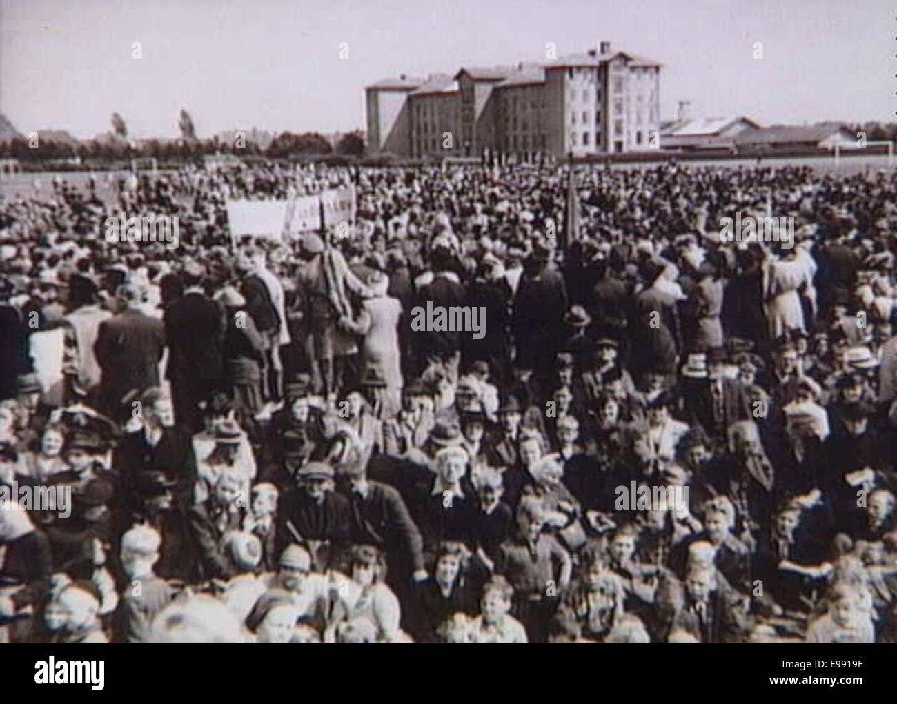 This photograph was taken after May 5, 1945, capturing the immediate ...