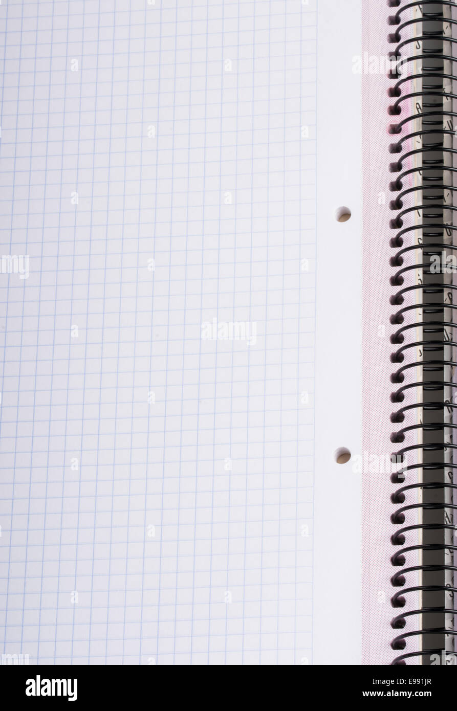 notebook with spiral Stock Photo - Alamy