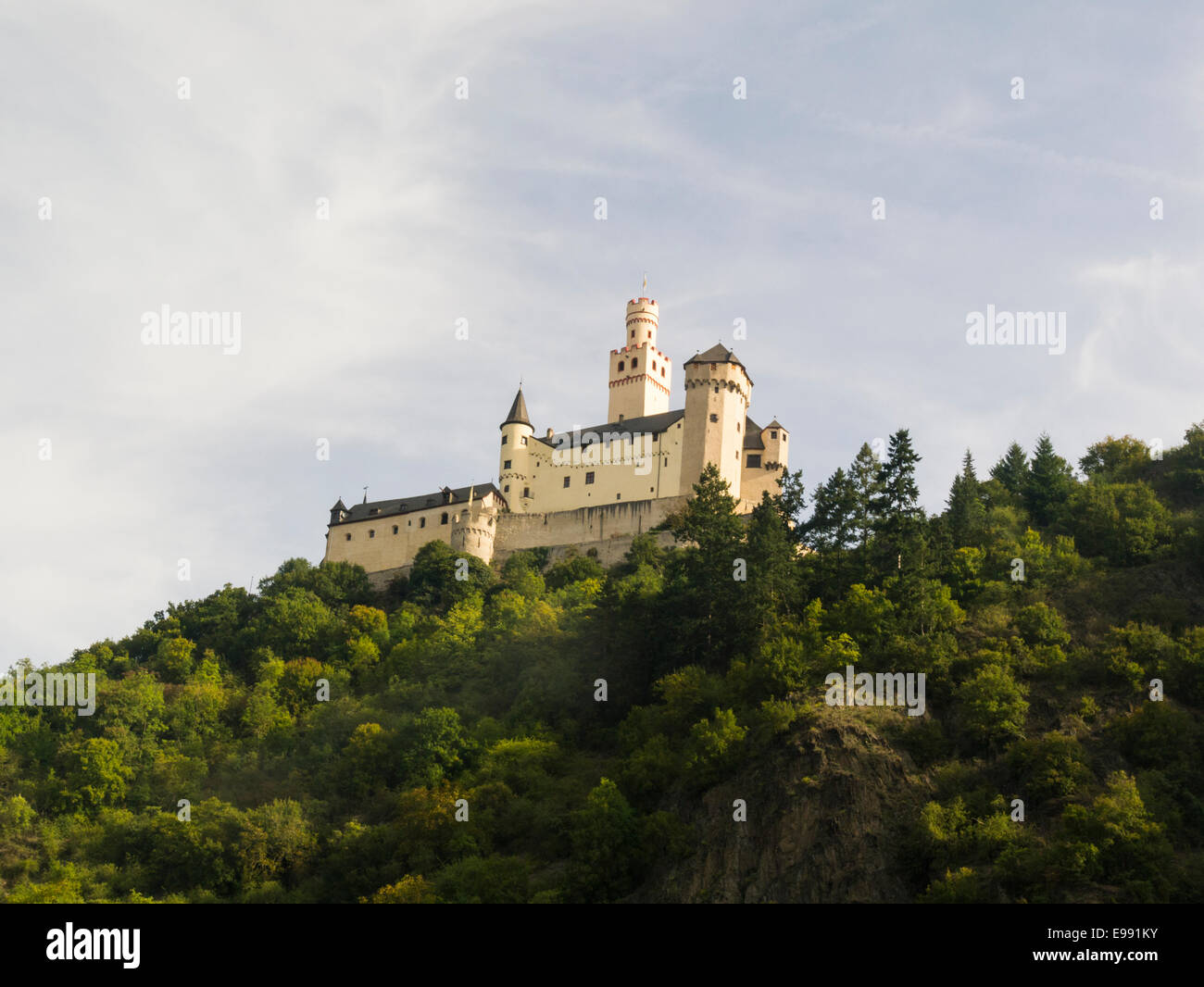 Marksburg Castle only hill castle on Rhine never been destroyed ...