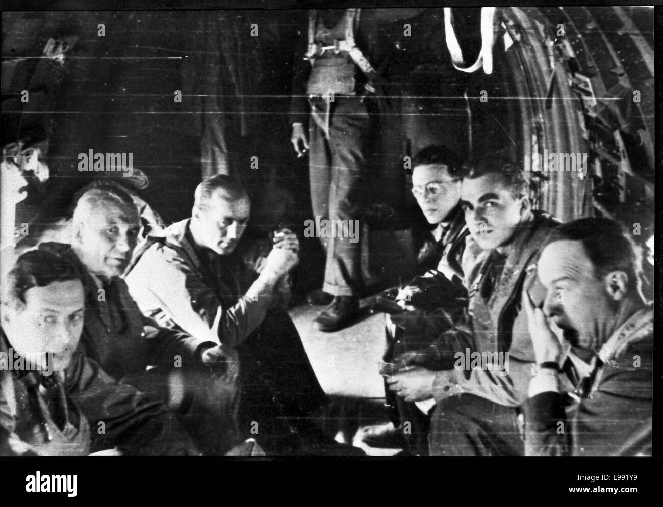 A photograph taken on May 11th, 1945, documenting the immediate ...