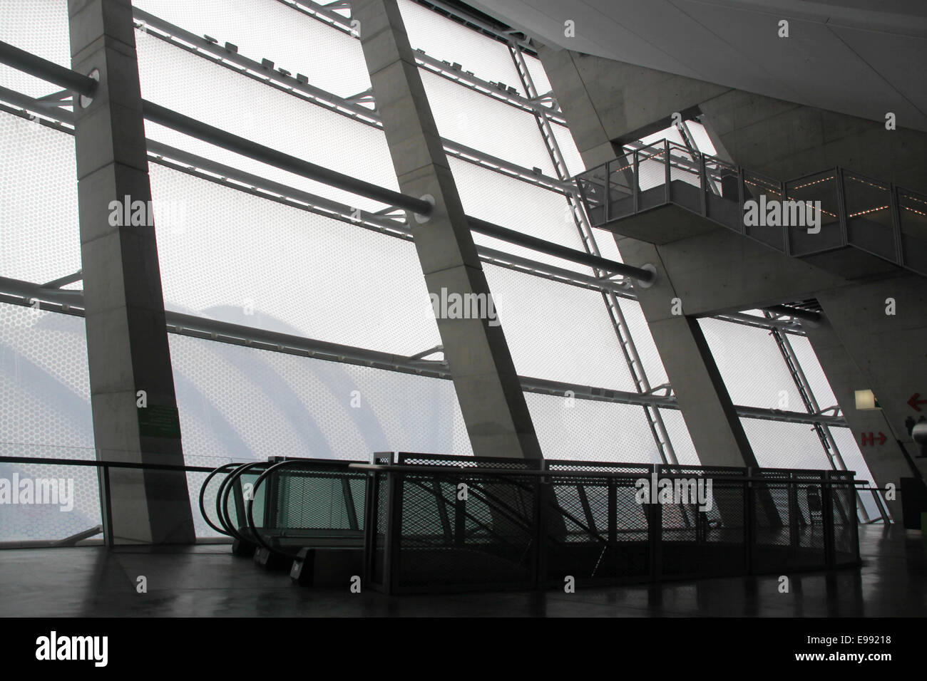 SSE Hydro interior atrium Stock Photo - Alamy