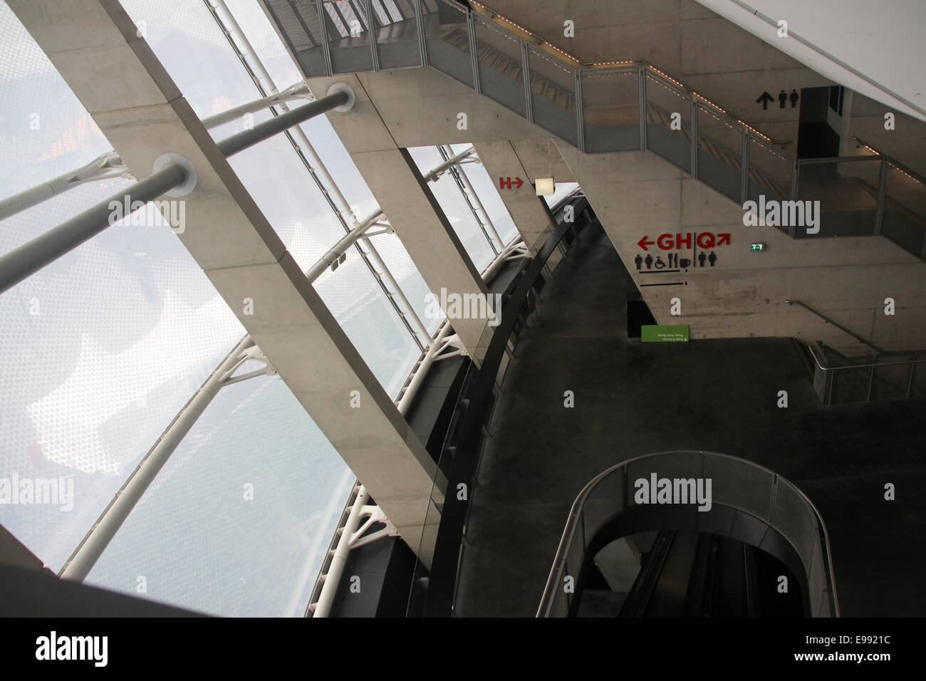 SSE Hydro interior atrium Stock Photo - Alamy