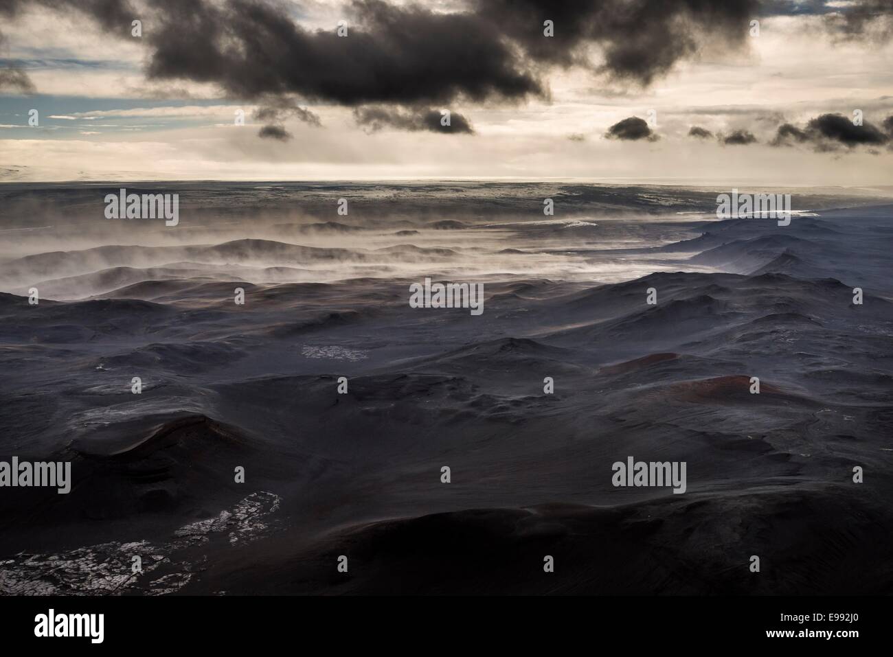 Dust storm in the highlands close to the Holuhraun Fissure Eruption ...