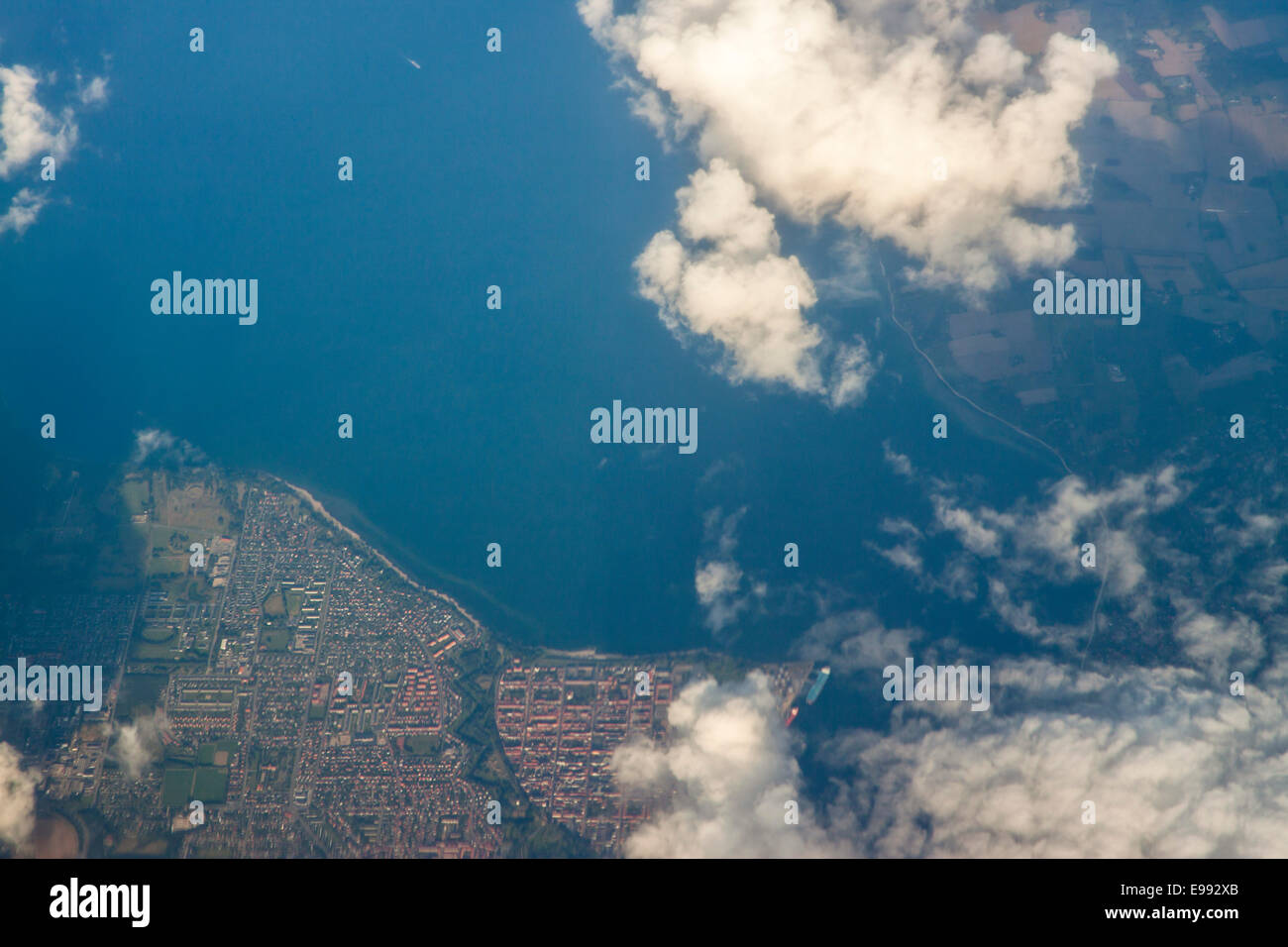 Aerial view of north europe. Sky, North Europe Stock Photo - Alamy