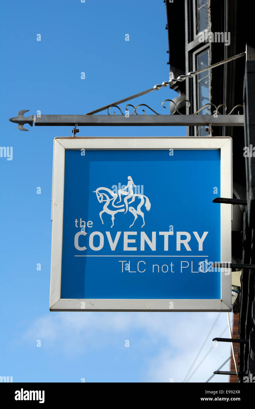 Coventry Building Society sign Stock Photo - Alamy