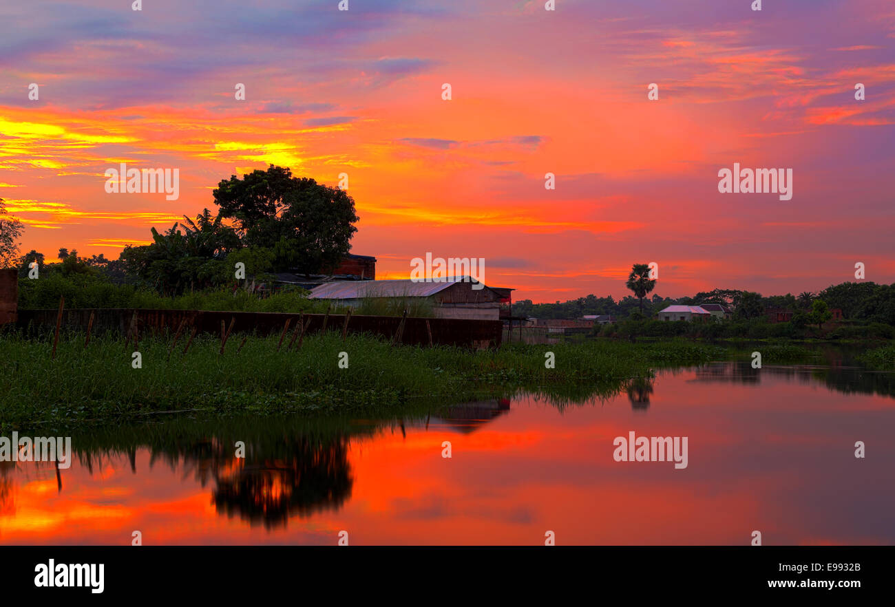 Sunset in bangladesh hi-res stock photography and images - Alamy