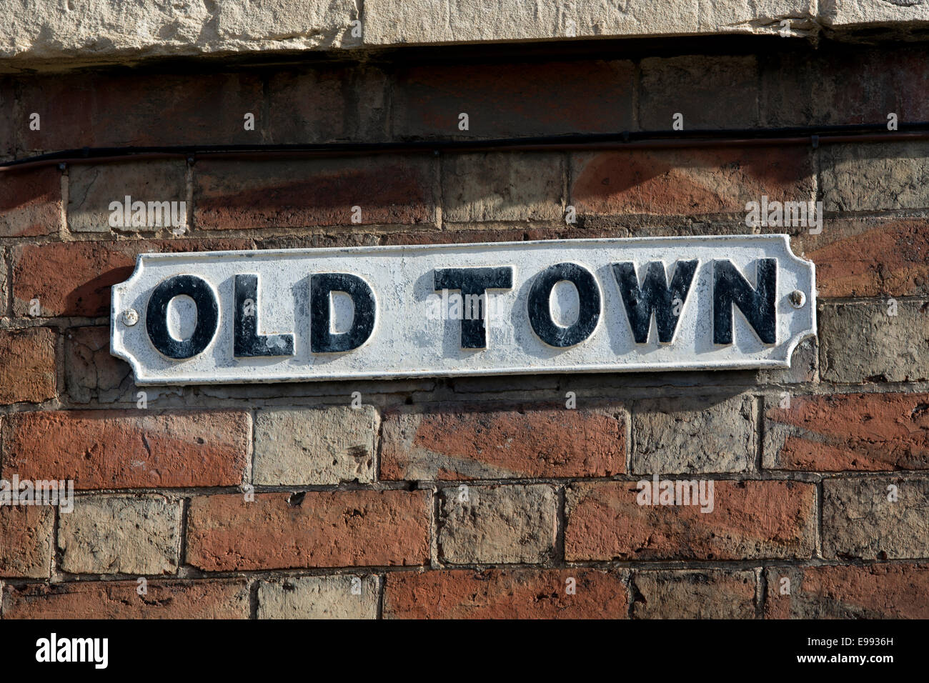 Old Town street sign, Stratford-upon-Avon, UK Stock Photo - Alamy