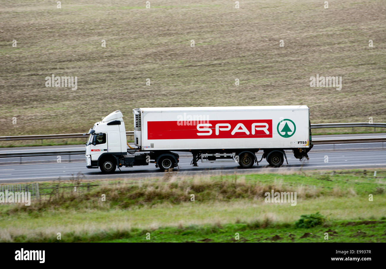 Spar lorry hgv truck motorway uk hi-res stock photography and images ...