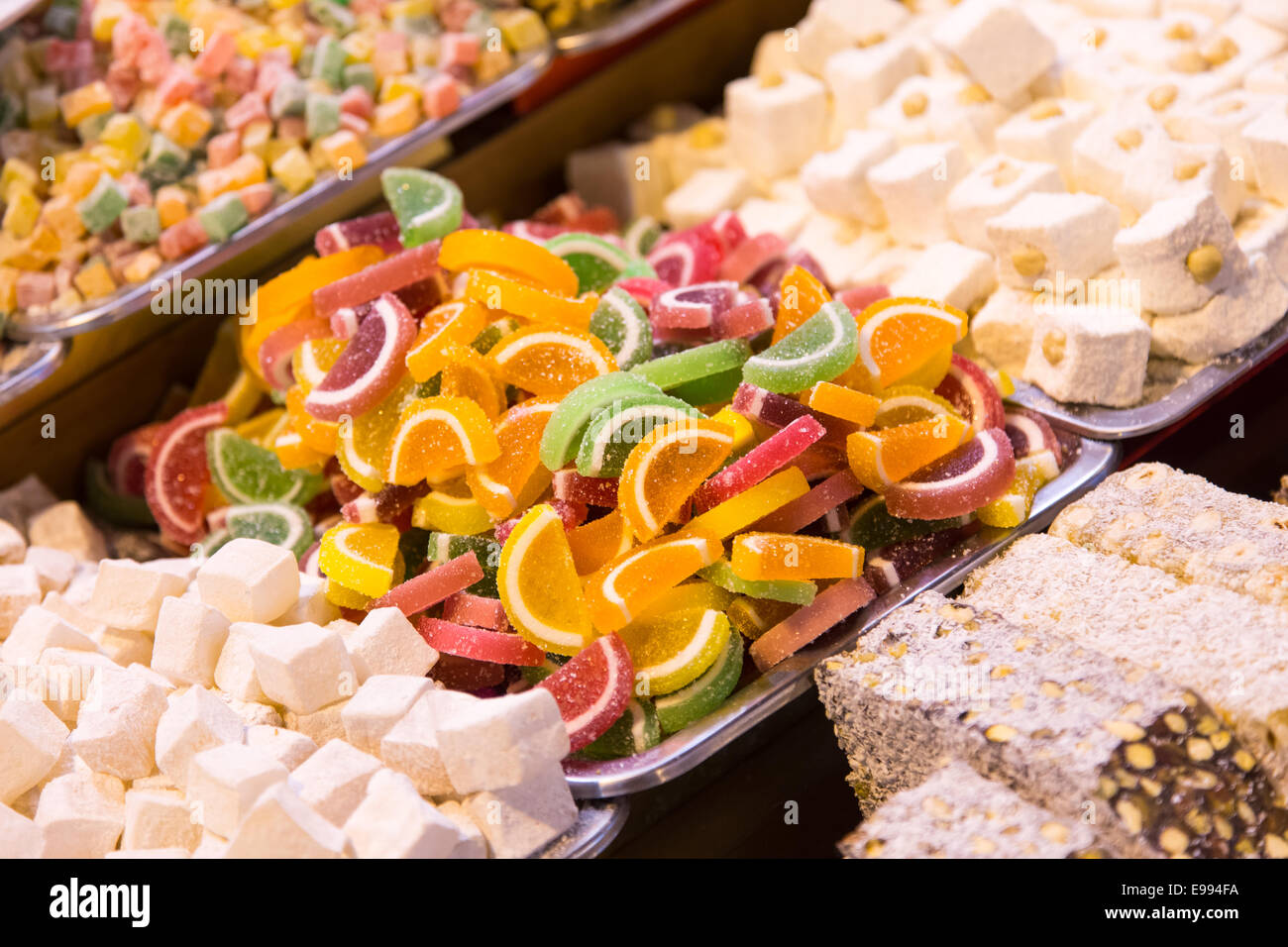 Sweets Spice Bazaar Stock Photo - Alamy