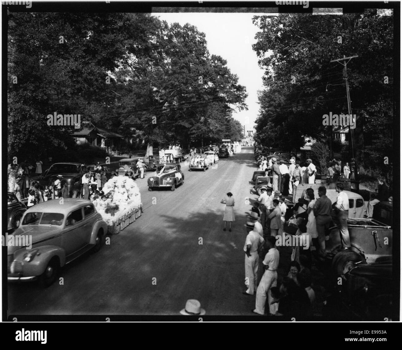 Parade celebration Black and White Stock Photos & Images - Alamy