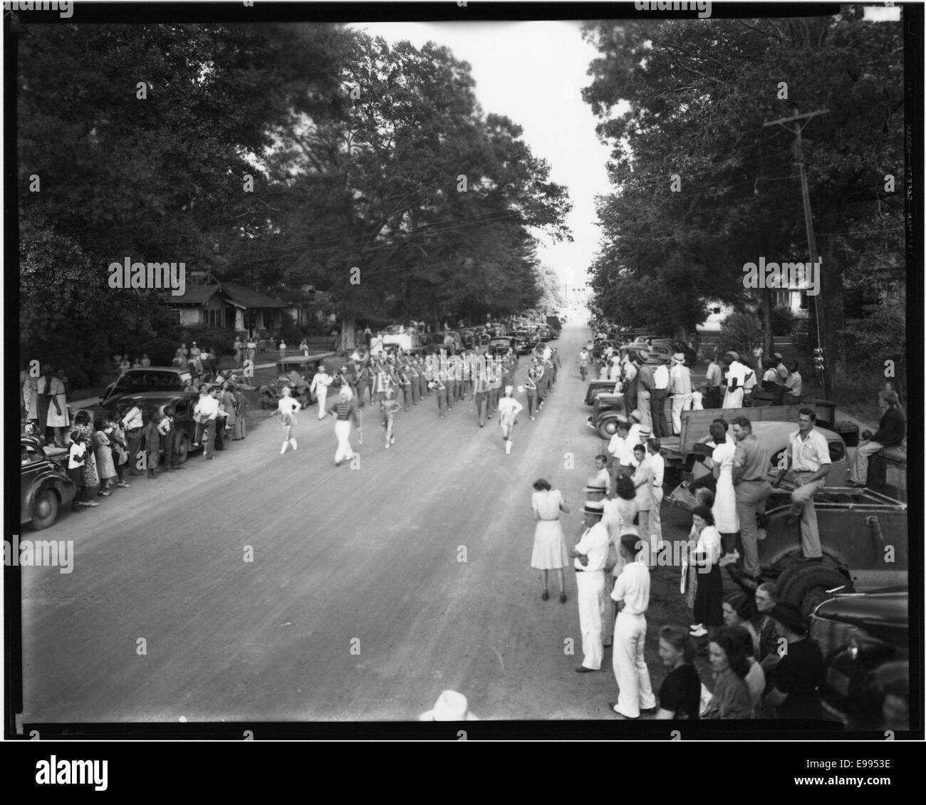 Image parade on occasion Black and White Stock Photos & Images - Alamy